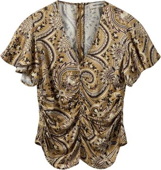 Sofie Schnoor Femme, Blouses et Chemises, Multicolore, Taille: 36 FR Leelasw Printed Blouse