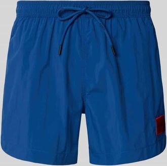 HUGO BOSS Badeshorts mit Label-Patch Modell DOMINICA