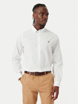 Beverly Hills Polo Club Hemd P-SS26M-BRASS Wei&szlig; Regular Fit
