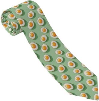 Generic Cravate Pour Hommes Impression DOEufs Frits Brillants Classique Cravates &Eacute;l&eacute;gant Cravate Pour Homme Pour Remise De Dipl&ocirc;me F&ecirc;te &Eacute;v&eacute;nements