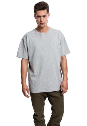 Urban Classics Herren Heavy Oversized Tee - Weites T-Shirt im Oversize Fit aus Baumwolle, schweres Jersey Shirt f&uuml;r Streetwear, Freizeit & entspannte Outfits,Grau,L 
