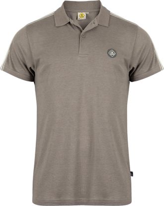 Roadsign Herren Polo mit Tape-Details f&uuml;r stilvolle Casual-Looks in der &Uuml;bergangszeit braun, 3XL