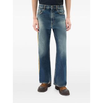 Ann Demeulemeester Alarik Stonewashed Stripe Trousers