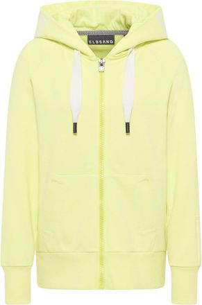Elbsand Kelina Damen Sweatjacke mit Kapuze, Zip-Jacke, Rei&szlig;verschluss, Regular Fit