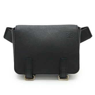 Loewe Pre-owned Anagram Leder 2-Wege Schultertasche - - Pre-owned - Herren - Schwarzk - ONE SIZE