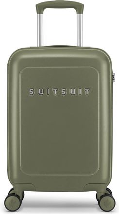SuitSuit Handgep&auml;ck Koffer mit 4 Rollen 55 x 35 x 20 cm - Hartschalen Kabinentrolley mit TSA-Schloss - Natura Dark Olive