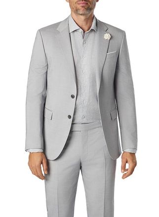 Joop Herren Sakko grau meliert Slim Fit