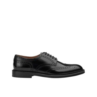 Doucal's Leder Schn&uuml;rschuhe - - Shoes - Herren - Schwarzk - 43 1/2 EU