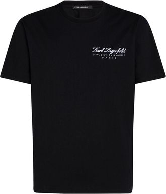 Karl Lagerfeld Hotel Karl T-Shirt - Schwarz