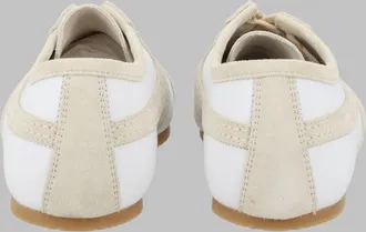 Dries Van Noten Leather with Suede Details Sneakers - White
