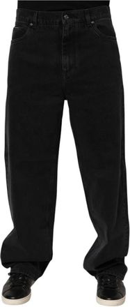 Dolce & Gabbana Homme, Jeans, Noir, Taille: L Jean Denim Noir À Jambes Larges Et Coupe Décontractée