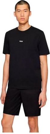 BOSS Hommes TChup T-Shirt Relaxed Fit en Coton Stretch, à Logo imprimé