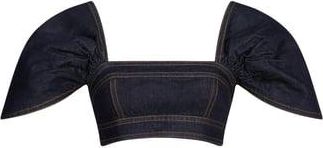 Zimmermann Corsage Rebellion en denim de coton