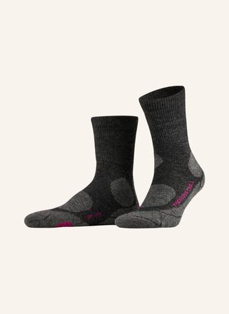 P.A.C. Trekking-Socken Tr 6.1 Medium Mit Merinowolle grau