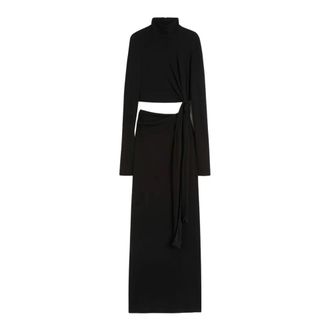 Sportmax Damen, Kleider, Schwarzk, XSGr&ouml;&szlig;e