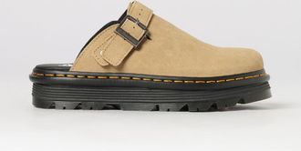 Dr. Martens Zebzag Mules aus Veloursleder mit Riemen und runder Zehenkappe