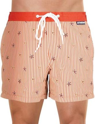 Athéna Summer Vibes 5J64 Maillot de Bain, Terracotta, 6/XXL Homme
