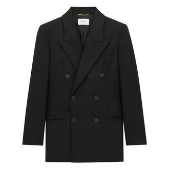 Saint Laurent Damen, Jacken, Schwarzk, XLGr&ouml;&szlig;e