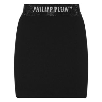 Philipp Plein Femme, Jupes, Noir, Taille: 36 FR Mini-jupe