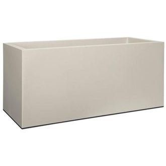 ELHO Pot Vivo Mat Rectangle Avec Roues 90cm Gris Chaud - Elho