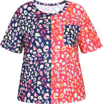 Usha T-Shirt in &Uuml;bergr&ouml;&szlig;e usha PLUS GR&Ouml;SSE Frauen Leopard