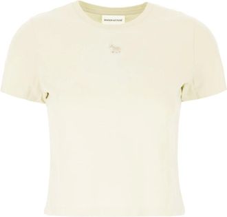 Maison Kitsun&eacute; Femme, Tops, Beige, Taille: 42 FR T-shirt Baby Fox