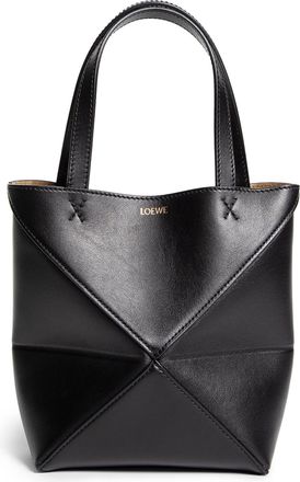 Loewe Puzzle Fold Mini Leather Tote