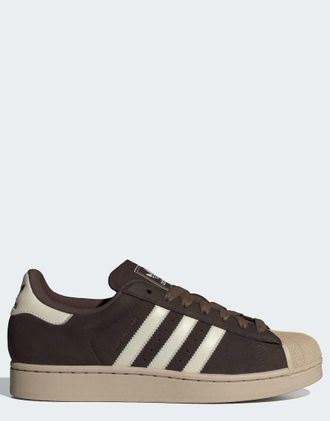 adidas Originals Superstar ii chaussures en aurora coffee / off white-Marron