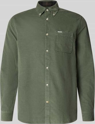 Barbour Tailored Fit Cordhemd mit Brusttasche