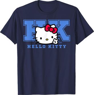 Hello Kitty College Schablone Sport Team Classic Friendship T-Shirt