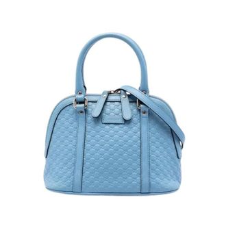 Gucci Sac D&ocirc;me Pre-owned - Femme - Pre-owned - Bleu - Taille: ONE Size