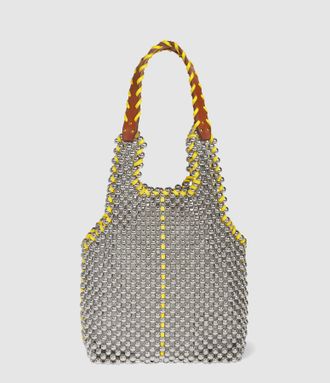 Jerome Dreyfuss Sac Marcel Perles Jaune, Capsule Free Style