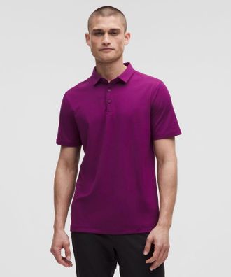 lululemon ShowZero Poloshirt f&uuml;r M&auml;nner - Gr&ouml;&szlig;e L in Chilled Grape