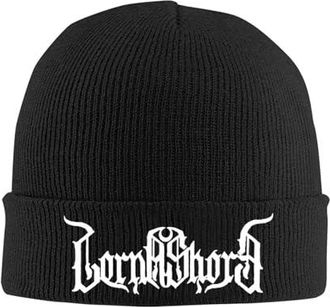 Generic Chapeau dHomme, Bande Gothique &agrave; Lettres, embl&egrave;me de Bande Hommes, Femmes Unisex, Bonnet, Pull Bonnet, Hiver Chaud Thermique pour No&euml;l en Plein air