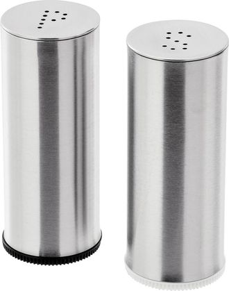 IKEA Ikea 802.336.75 Plats Salt and Pepper Shaker, Stainless Steel, Set of 2