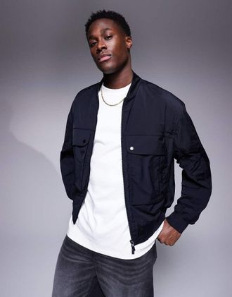 A|X Armani Exchange Bomber - Bleu marine