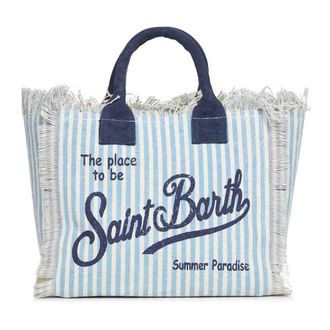 MC2 Saint Barth Femme, Sacs, Bleu, Taille: ONE Size Tote Bag