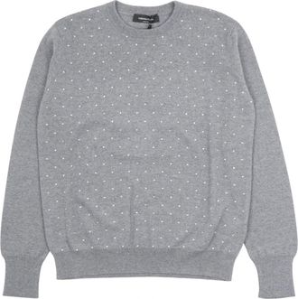 Fabiana Filippi Femme, Pulls, Gris, Taille: 42 FR Pulls &agrave; col rond