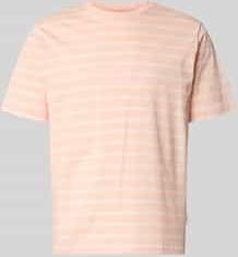 Jack & Jones T-Shirt mit Streifenmuster und Label-Stitching