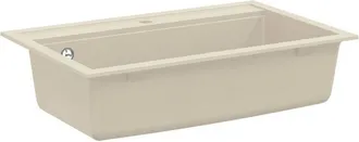 vidaXL Waschbecken Beige 795 x 505 mm Granit vidaXL