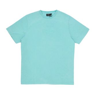 Dolly Noire T&uuml;rkises Acid Wash Tee Herren T-shirt - - Tops - Herren - Blau - S