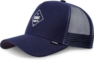 Djinns Cottoncheck Navy HFT Trucker Cap - One-Size