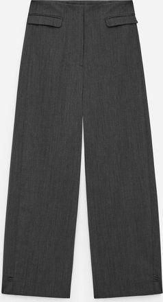 Arket Elegante Hose Aus Wollmischung -Grau