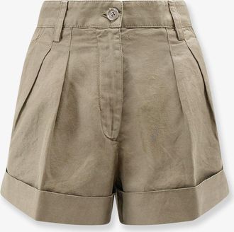 Aspesi Cotton and linen shorts - ASPESI - gender_Woman