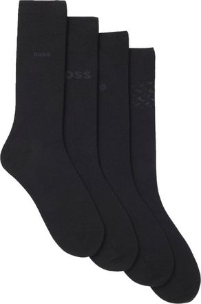 HUGO BOSS 4er-Pack Socken aus einem Baumwollgemisch, X-Mas in