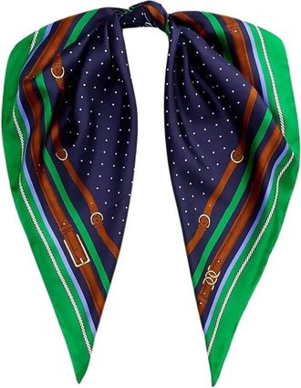 Ralph Lauren Femme, Accessoires, Multicolore, Taille: ONE Size Foulard en soie &agrave; pois