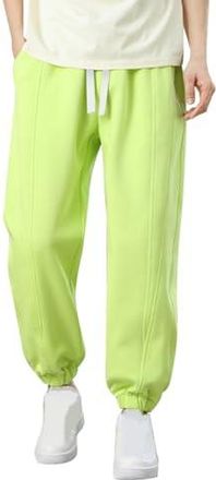 Generic Pantalon de sport pour homme - Pantalon de jogging avec cordon de serrage - Pantalon de surv&ecirc;tement long respirant - Pantalon de sport d&eacute;contract&eacute; - T