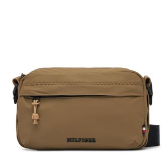 Tommy Hilfiger Umhängetasche Tommy Hilfiger Th Colour Ew Reporter AM0AM13219 Khakifarben