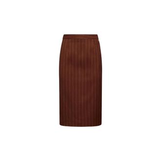 Silvian Heach Rock mit schmalen Streifen - - Skirts - Damen - Braun - L
