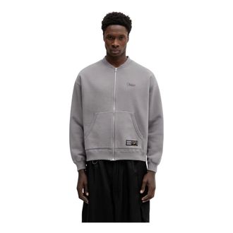 Neighborhood Veste Sweat Zipp&eacute;e Basique Manches Longues - Homme - Sweatshirts et sweats &agrave; capuche - Gris - Taille: L